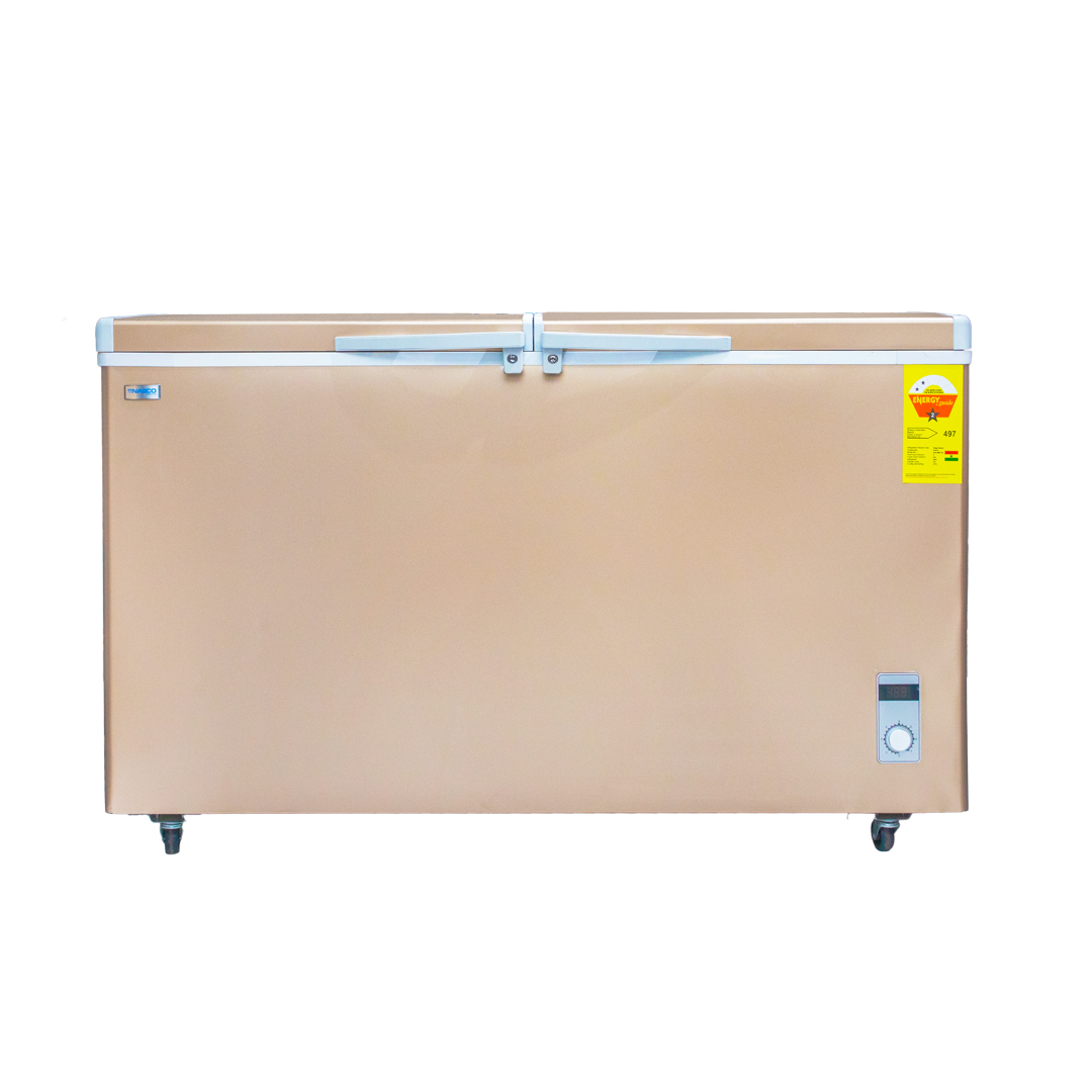Nasco Chest Freezer 425L Double Door Gold NAS-500FLDD – Omega Compu ...